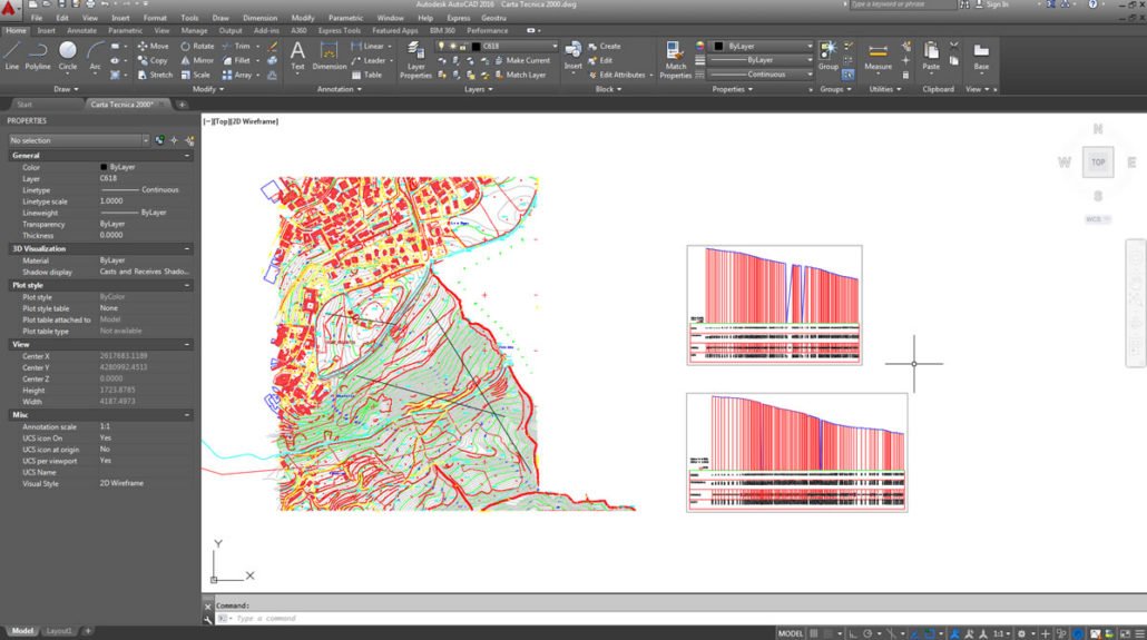 Topographic sections in AutoCAD: Auto Cross Section - GeoStru EU