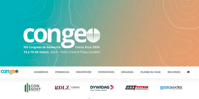 CONGEO Costa Rica 2024, los días 14 y 15 de marzo, en el hotel Crowne Plaza Corobici. - GeoStru EU